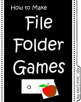 How to Make File Folder Games - Parenting to Impress