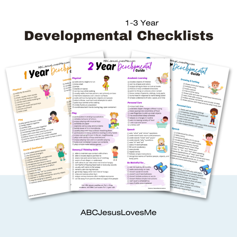Unlocking Your Child's Development: New Checklists for Ages 1-5 ...